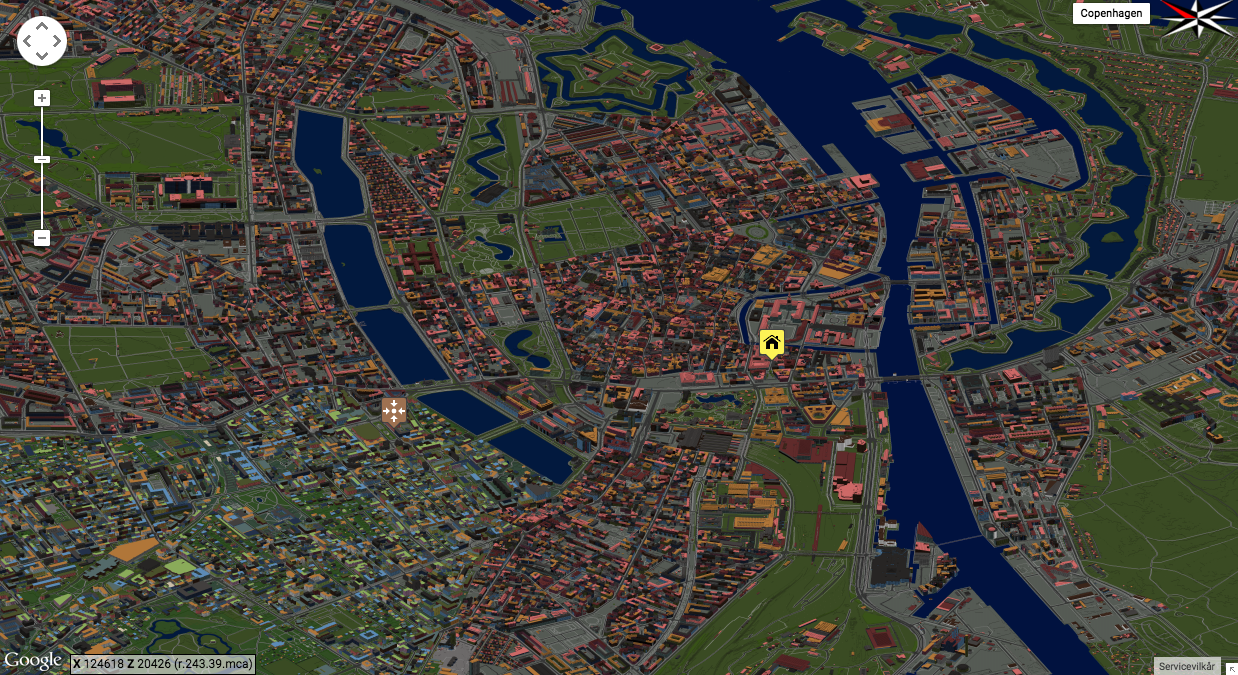Copenhagen in Minecraft - GeoBoxers